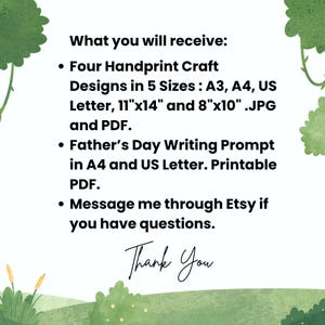 Safari Father's Day Handprint Craft Printable, Animal Craft for Kids ...
