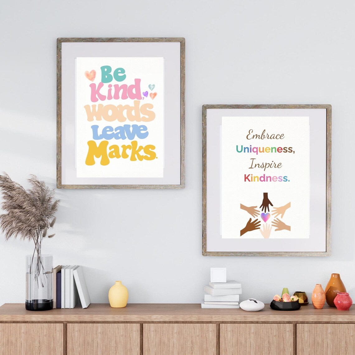Kindness & Inclusivity Printable Poster Set, Diversity and Inclusion ...