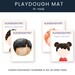 Emotion Flashcards & Playdough Mat Bundle: Feelings Check-in (printable ...