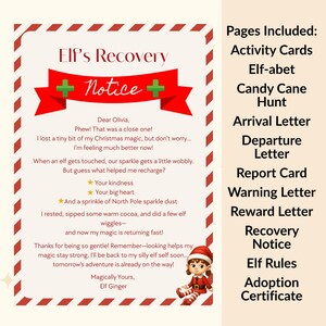 Editable Christmas Elf Kit | Letters, Certificates (canva) - Etsy