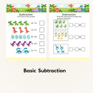 Printable Dinosaur Activities for Kids, Homeschool Printable, Tracing ...