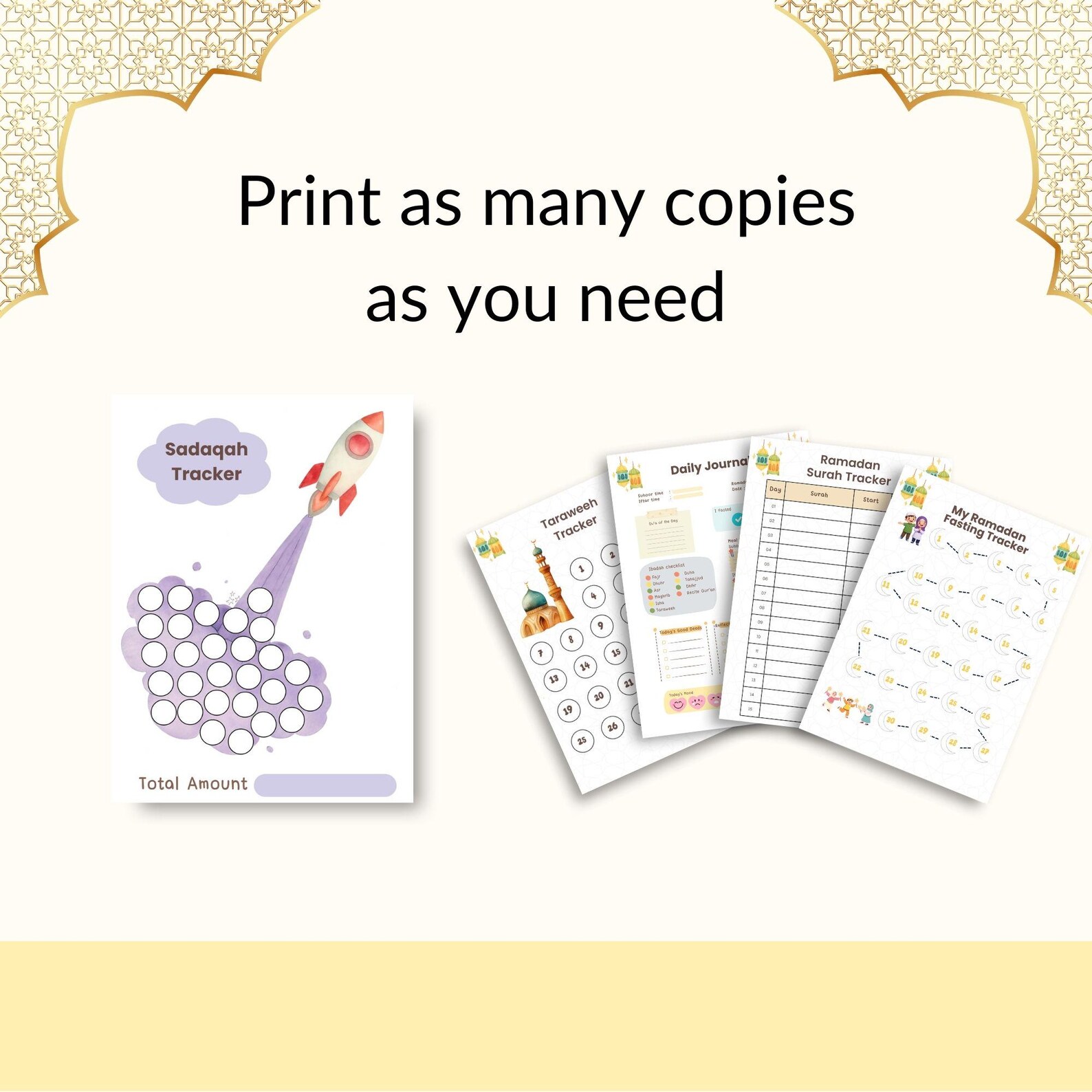 Ramadan Journal for Kids Printable PDF | 43 Page Islamic Activity ...