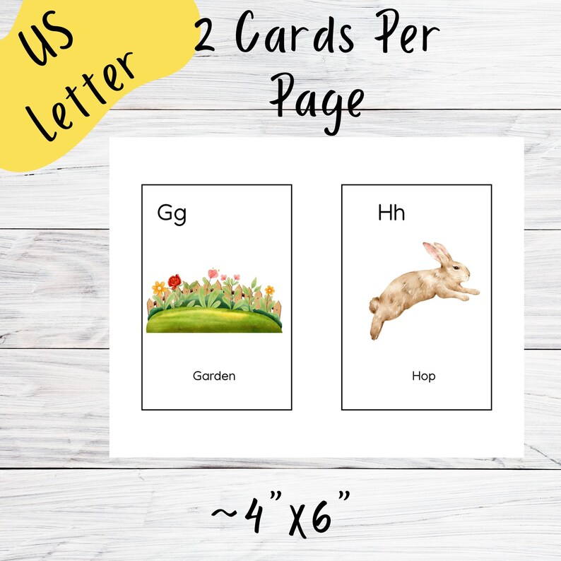 Easter Phonics Flashcards Printable, Spring Alphabet Flashcards for ...