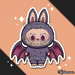 Labubu Spooky Vinyl Weatherproof Sticker // Baphomet // Witch ...