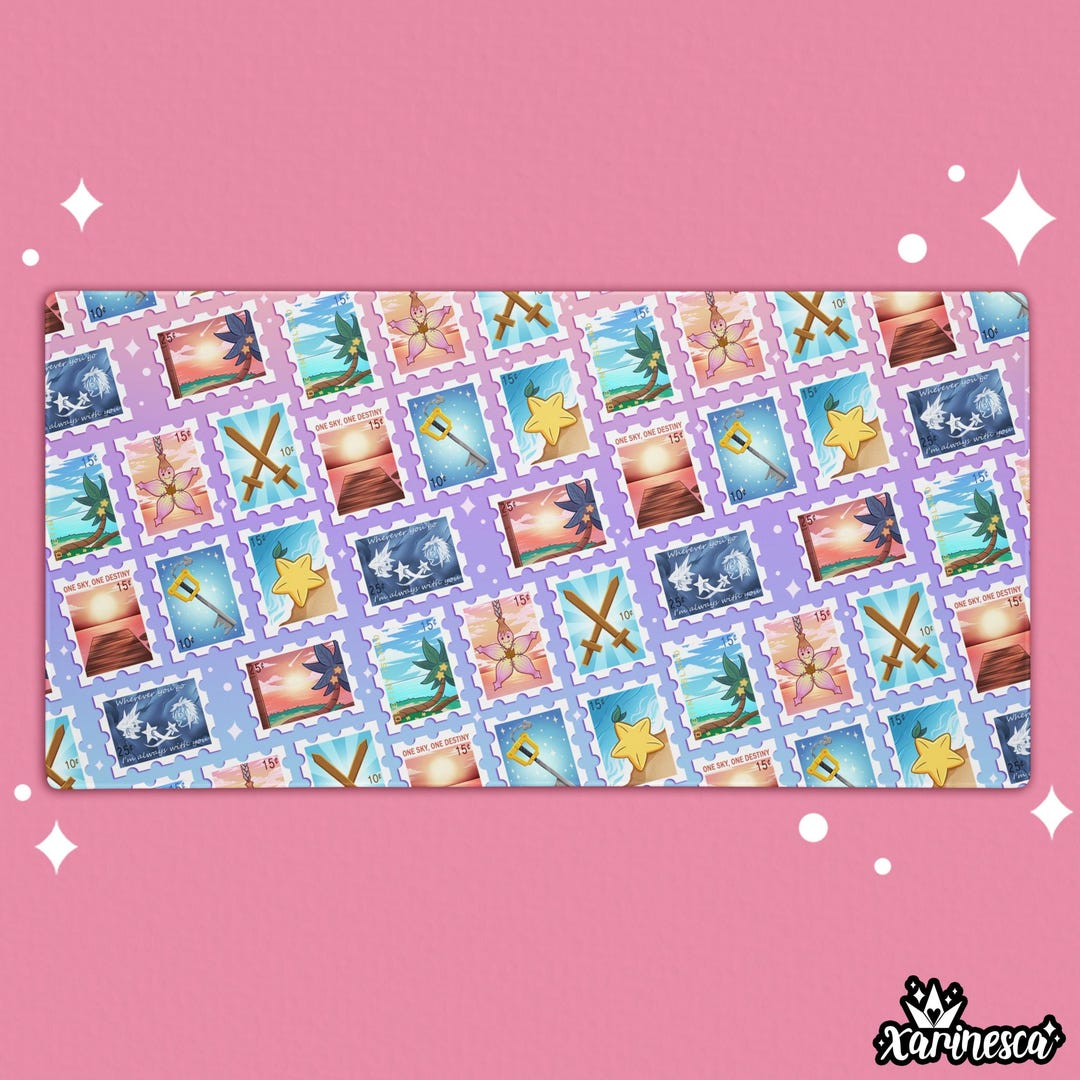 Destiny Island Stamp Desk Mat - Etsy