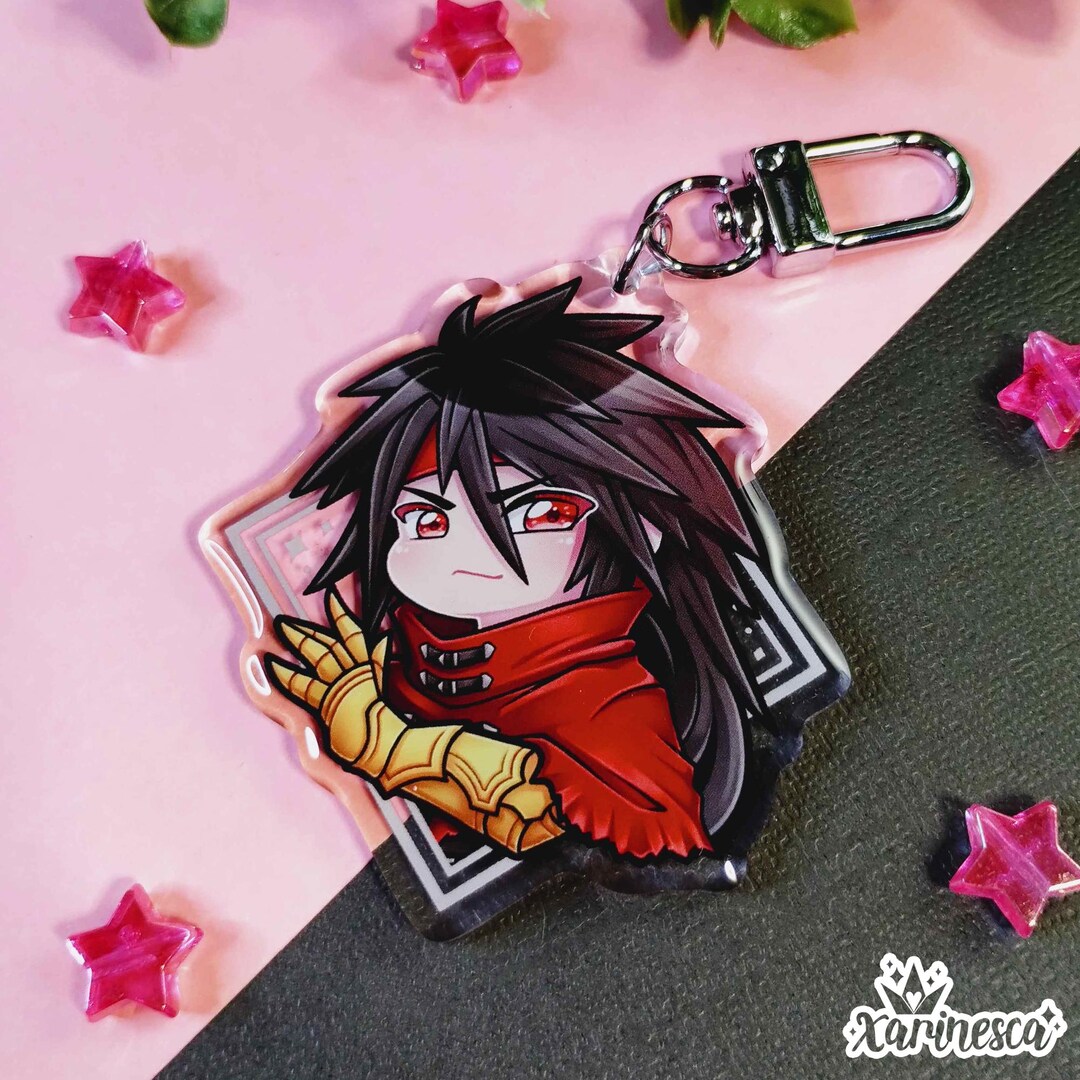 FF7 Chibi Vincent Acrylic Charm - Etsy