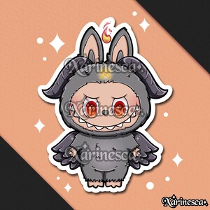 Labubu Spooky Vinyl Weatherproof Sticker // Baphomet // Witch ...