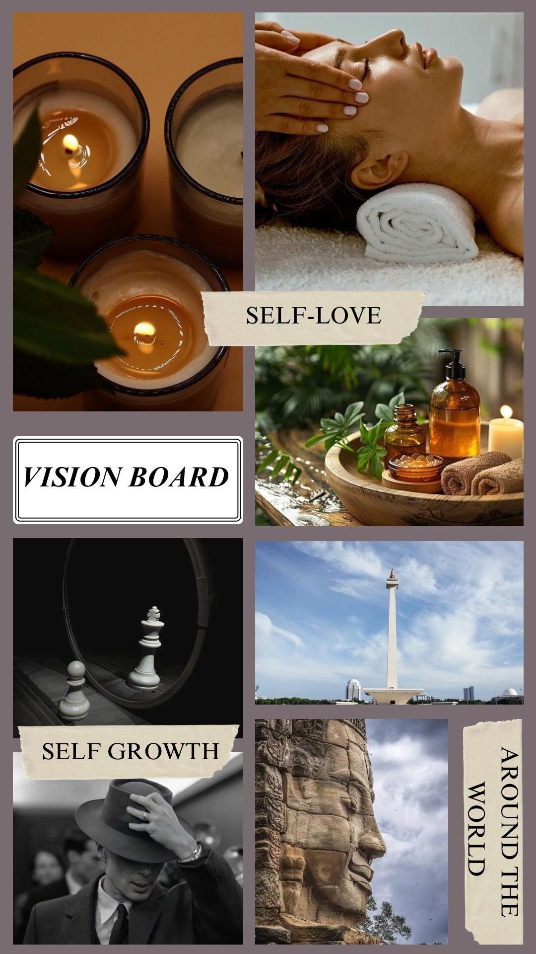 Aesthetic Vision Board, Target Board, Can Edit on Canva - Etsy