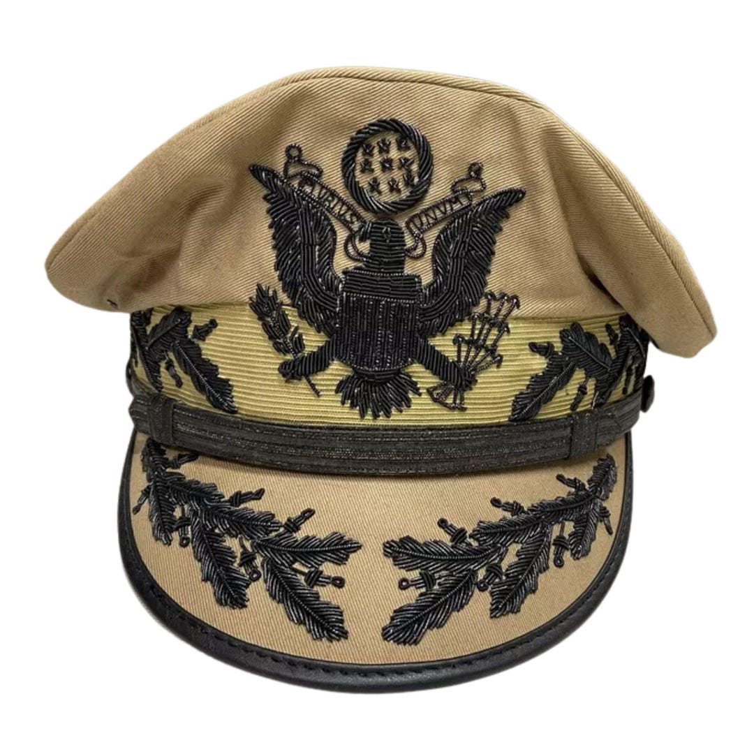 USA Army Gen. Douglas Macarthur Khaki Cap – Authentic Uniform Hat (new) - Etsy