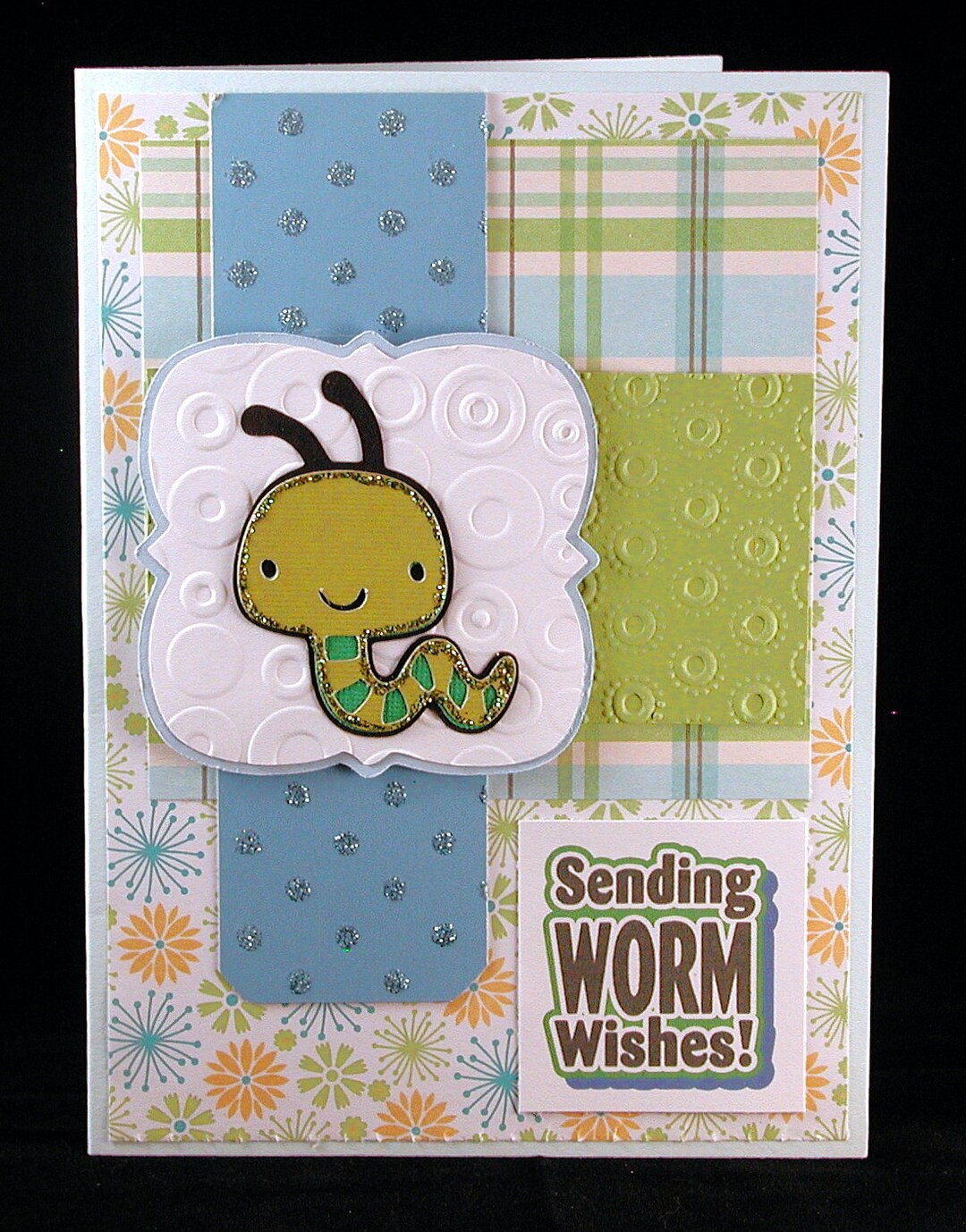 Worm Wishes Card - Etsy