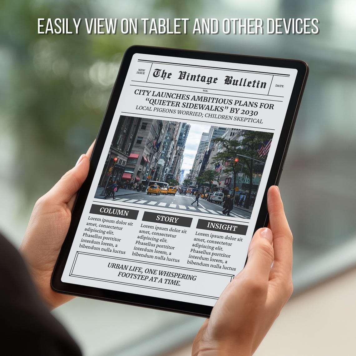 Editable Front Page Newspaper Canva Template Bundle|printable Fake ...