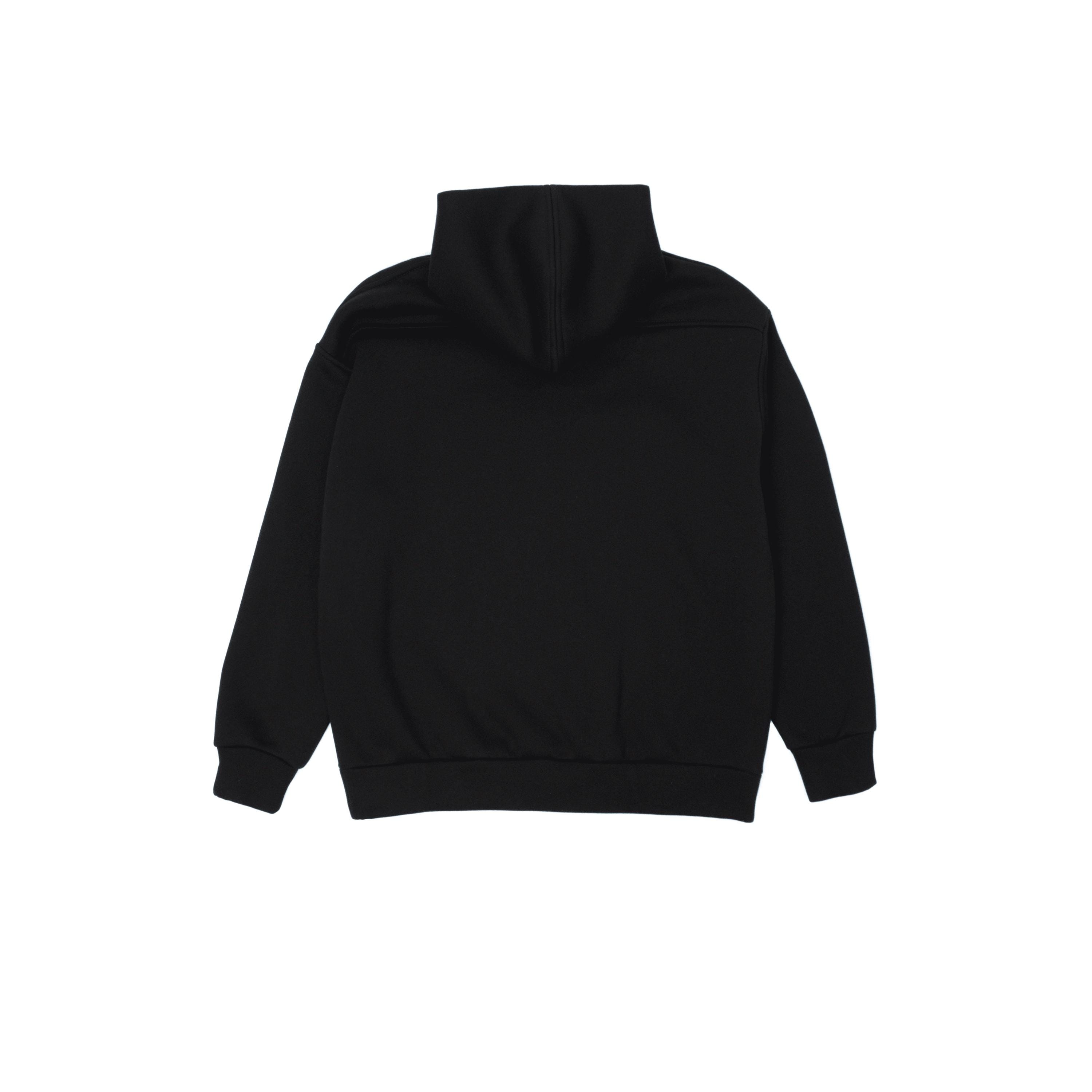 320gsm Jet Black Hoodie - Etsy