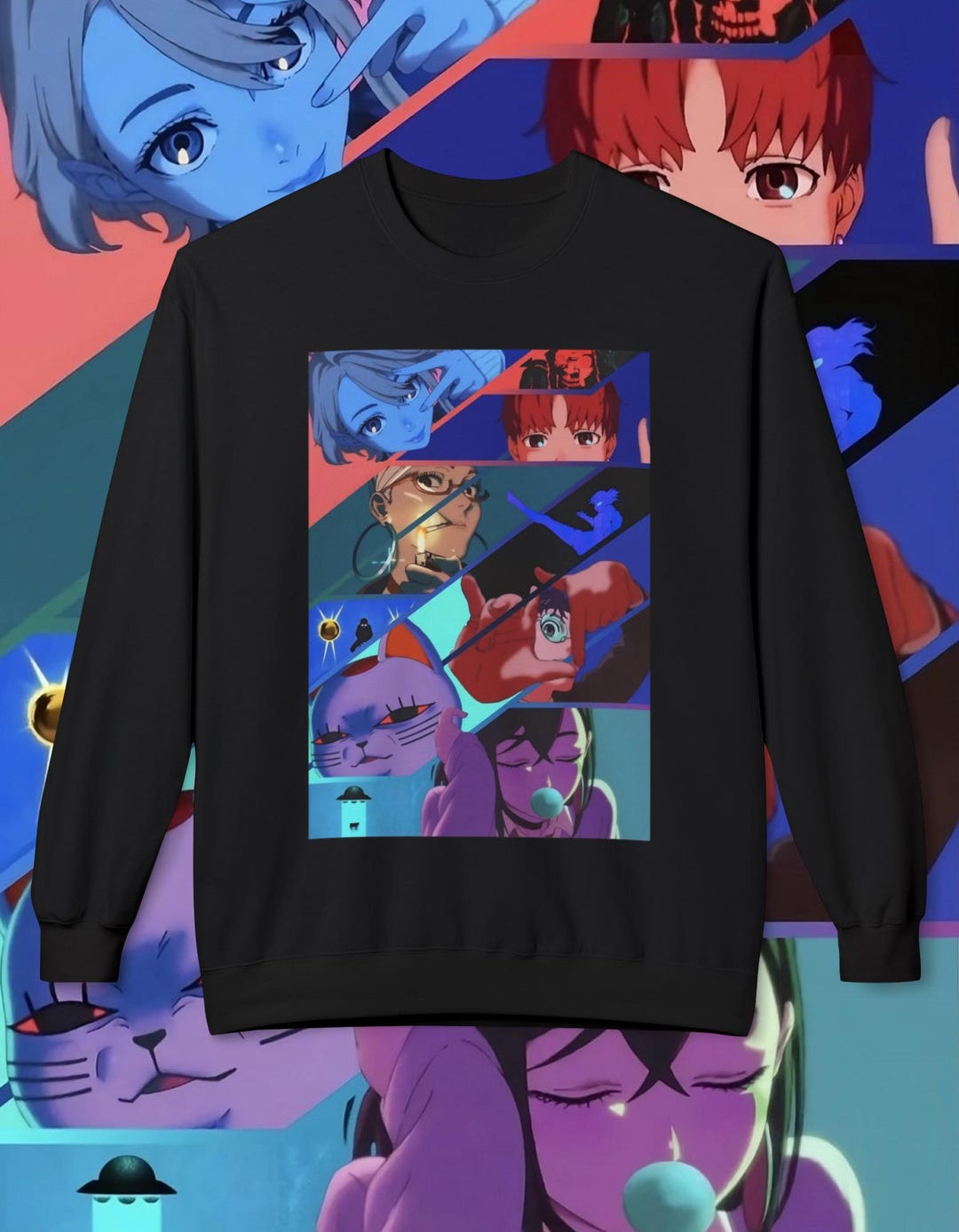 Dandadan Anime Manga Exclusive Sweatshirt, Okarun, Momo Ayase, Seiko ...