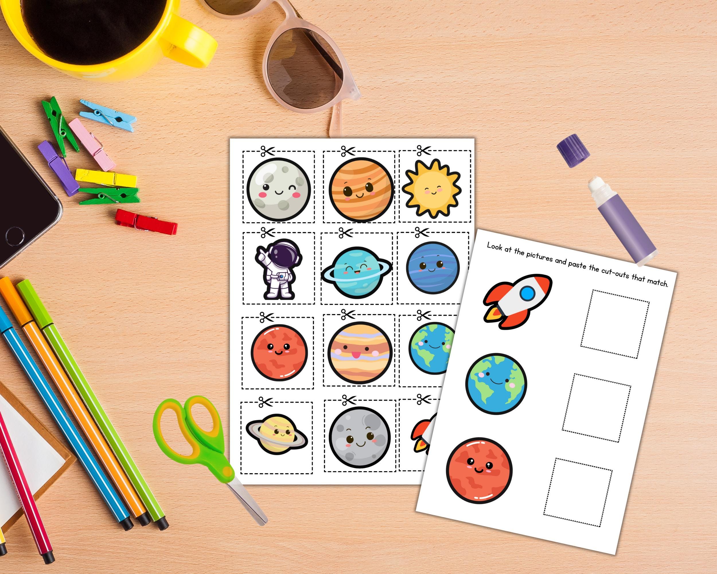 Printable Solar System Coloring Pages | Fun Facts About the Planets ...