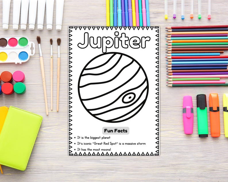 Printable Solar System Coloring Pages | Fun Facts About the Planets ...