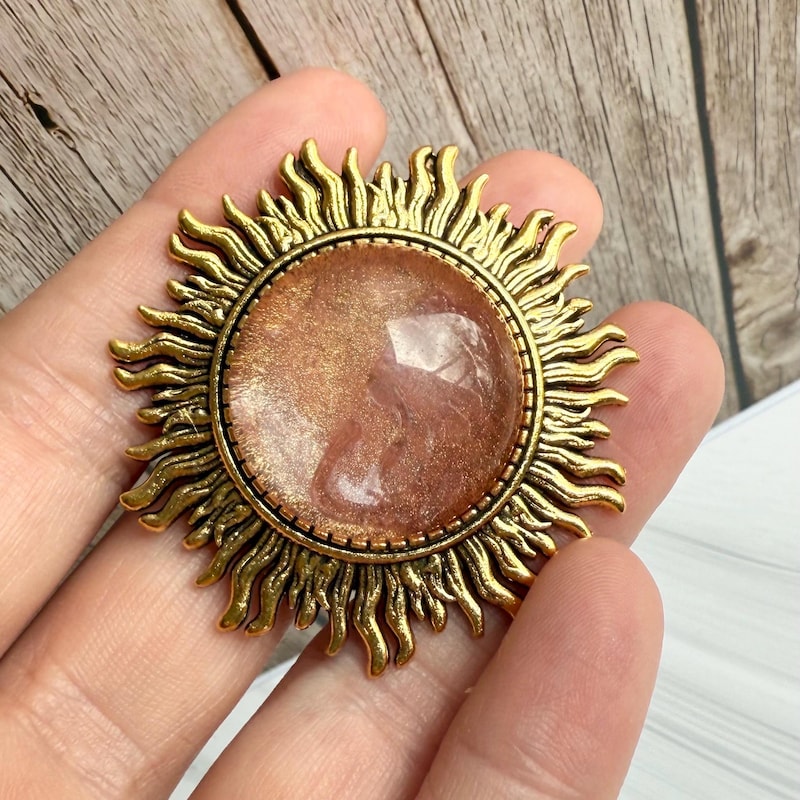 Vintage Broaches Quartz - Etsy UK