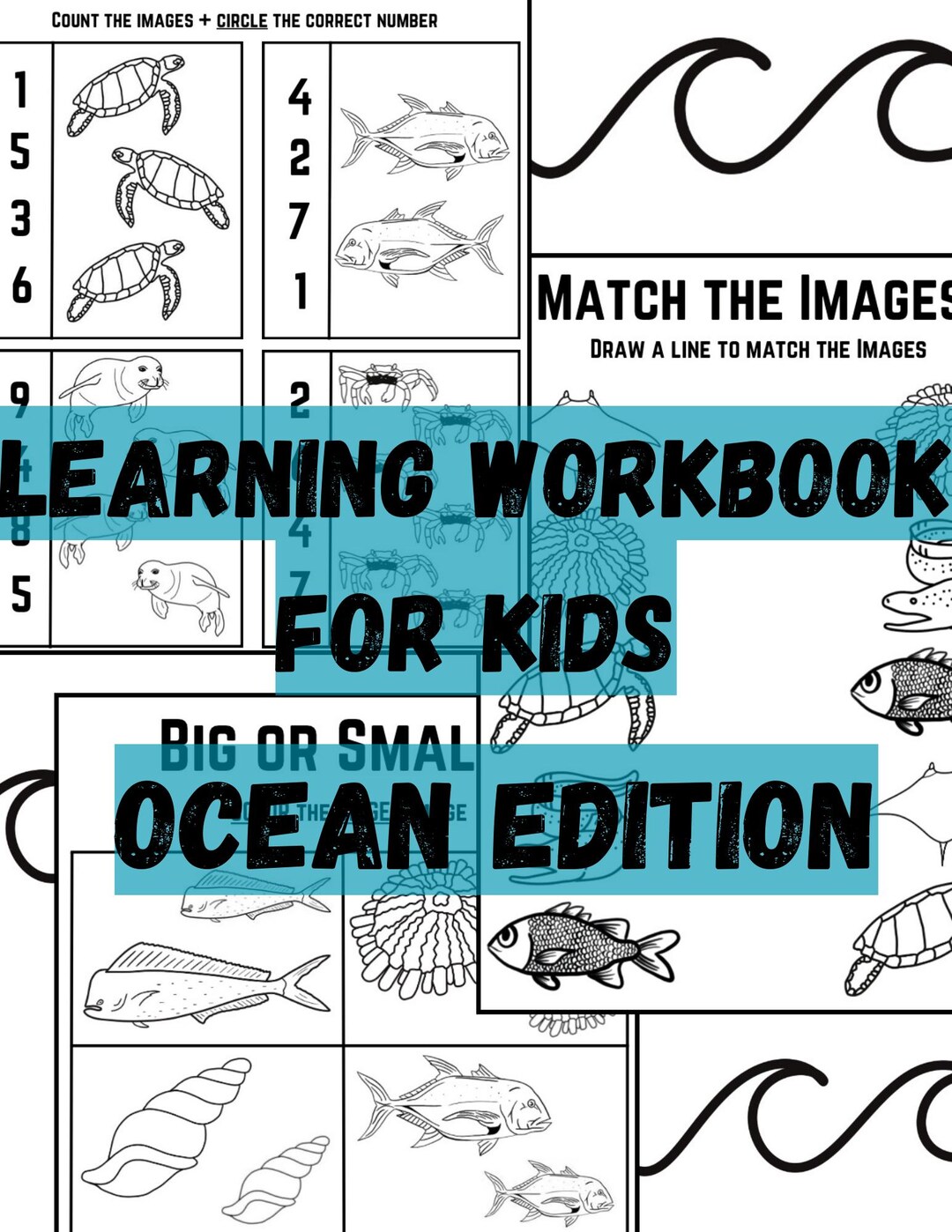 Dive Into Learning! Printable Workbook for Kids - Etsy