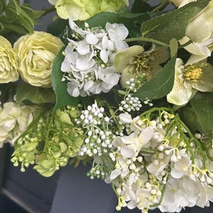 Artificial Hydrangea Long Garland 180cm – Wedding Floral Decoration for ...