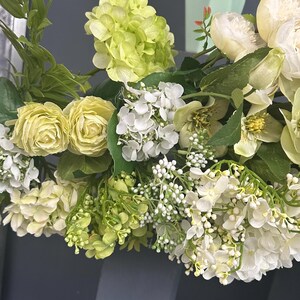 Artificial Hydrangea Long Garland 180cm – Wedding Floral Decoration for ...