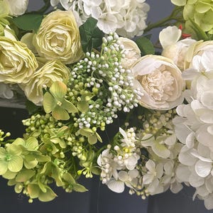 Artificial Hydrangea Long Garland 180cm – Wedding Floral Decoration for ...