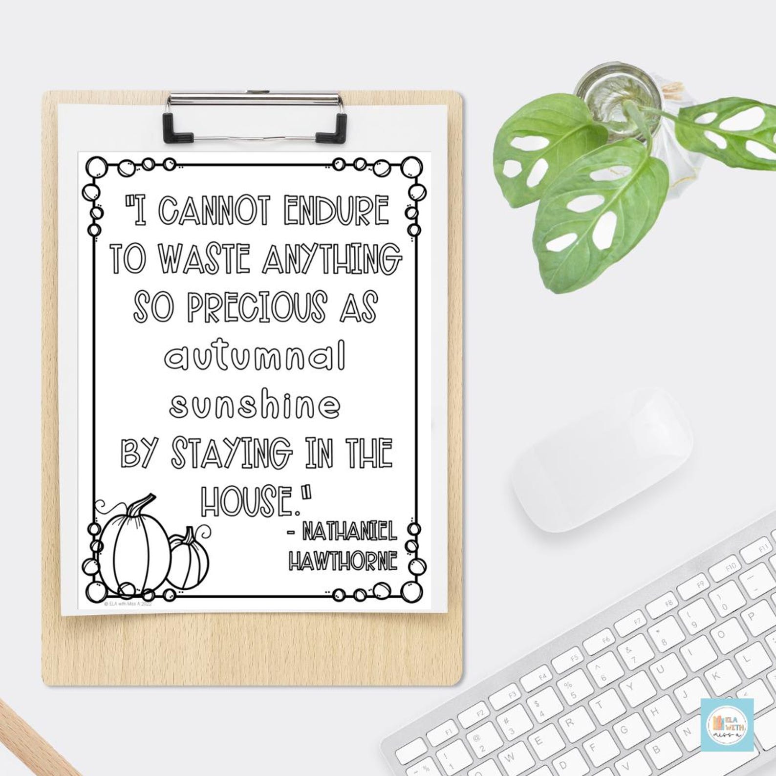 Fall Coloring Pages | Mindfulness Activity for ELA Classroom | Autumn ...