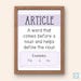 Parts of Speech Posters | 9 Printable Posters - Etsy