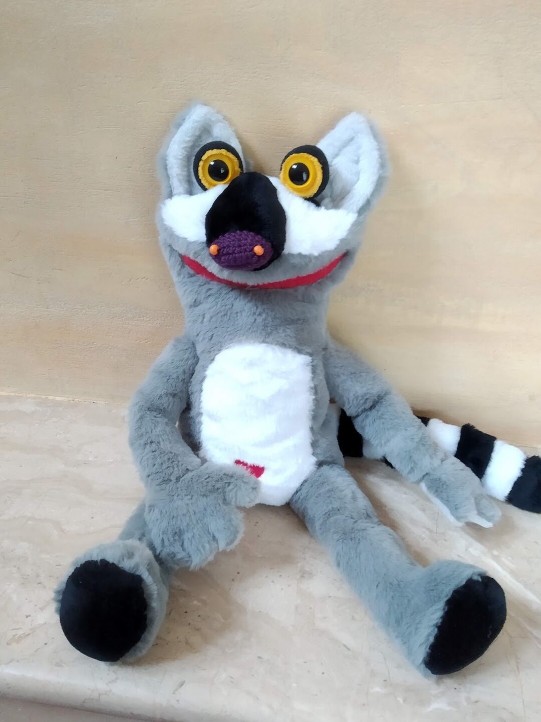 Lemur - Full Body Hand Puppet - Etsy