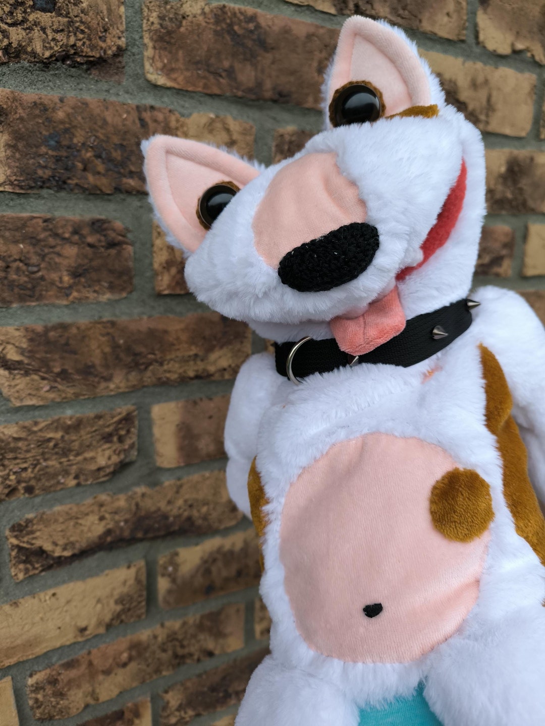 Bull Terrier - Dog -full Body Hand Puppet - Etsy