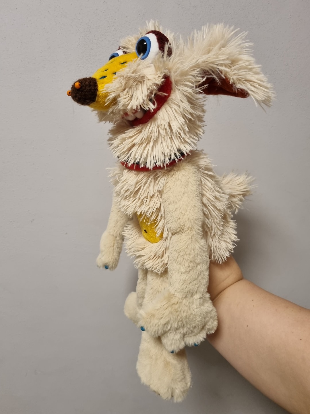 Furry Dog - Full Body Hand Puppet - Etsy