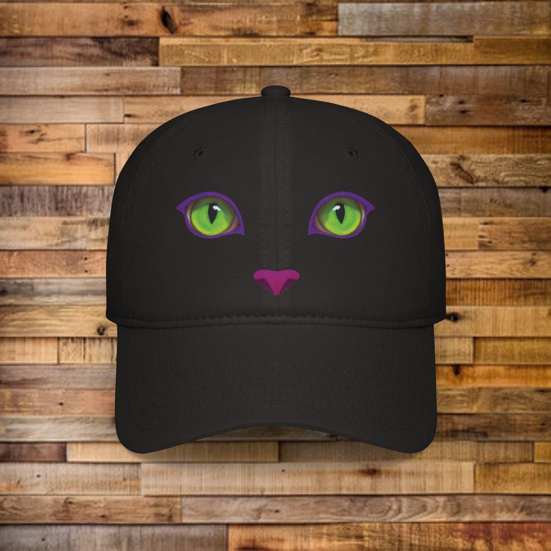Cat Lover Low Profile Baseball Cap Curious Cat Hat for Men Women Gift ...