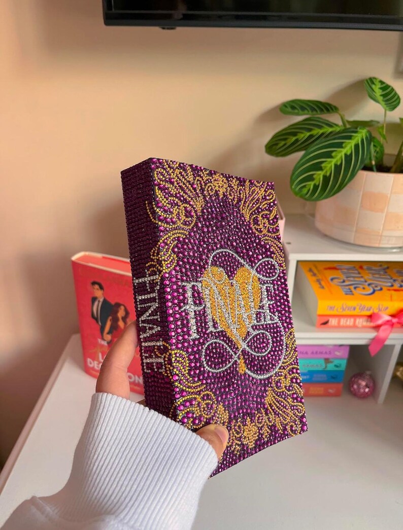 Caraval Bedazzled Book Series Custom Sprayed Edges Gems Embellished ...