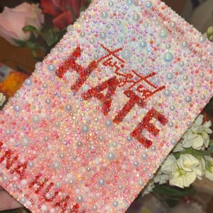 Twisted Series Bedazzled Books Custom Sprayed Edges Gems Embellished ...