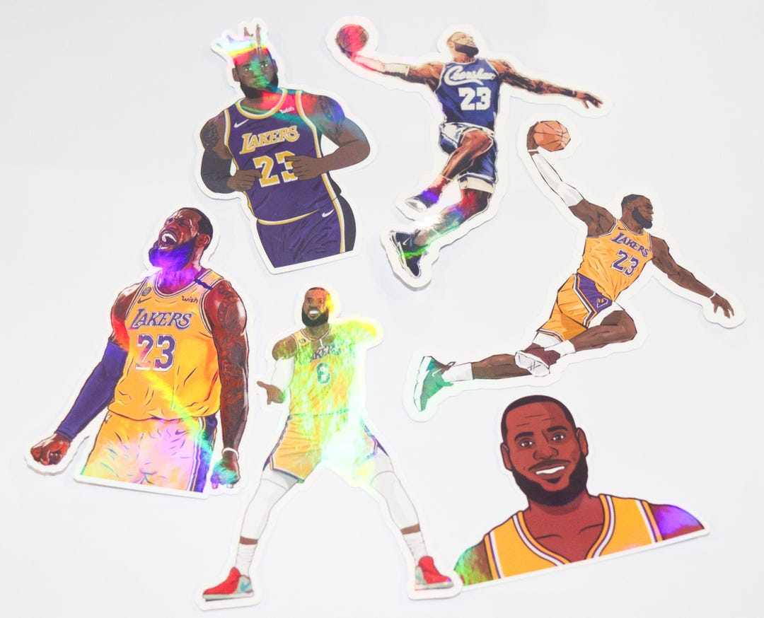 LEBRON JAMES (animated)- Los Angeles Lakers - Pack of 6 - Premium ...