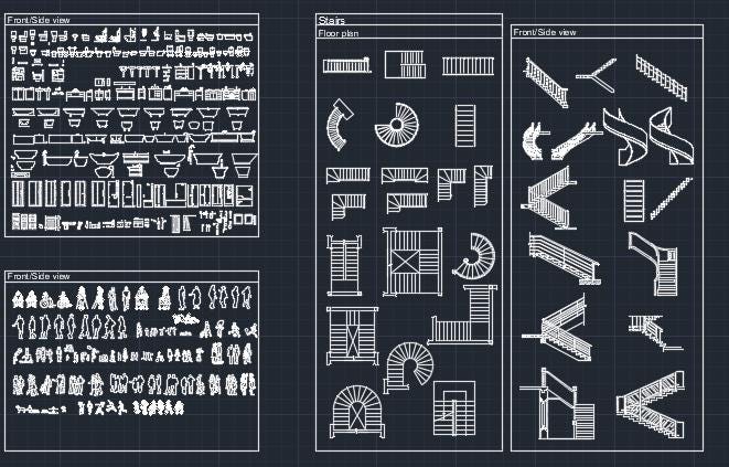 Complete Residential CAD Block Library, Extensive Variety in Both Floor ...