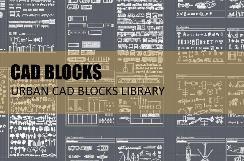 Complete Urban Blocks CAD Library, Extensive Variety in Floor Plan and ...