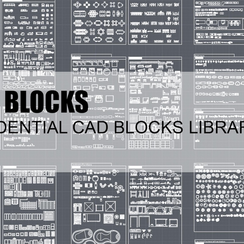 Library Block - Etsy