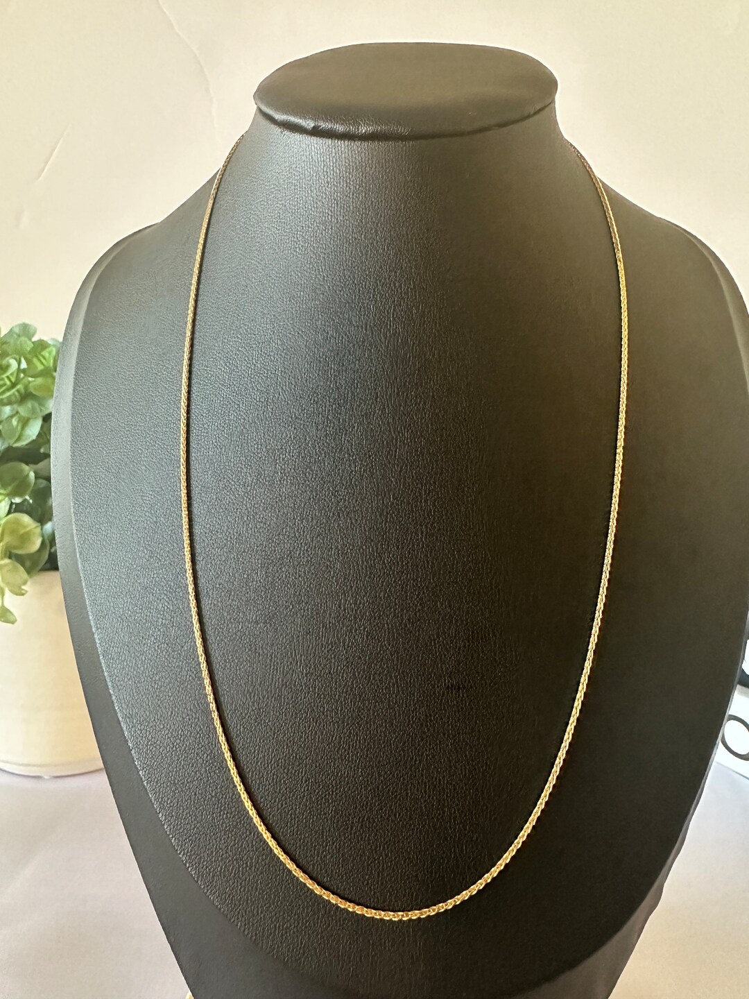 18K Solid Gold Chain, Dainty Chain, Best Gift for Her, Gold Chain ...