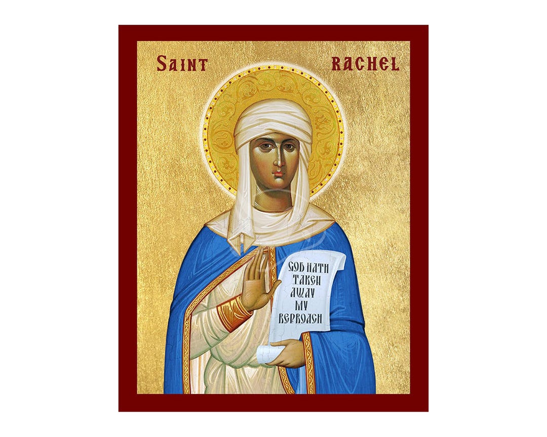 Saint Rachel the Righteous Icon, Handmade Icon of Saint Rachel the ...