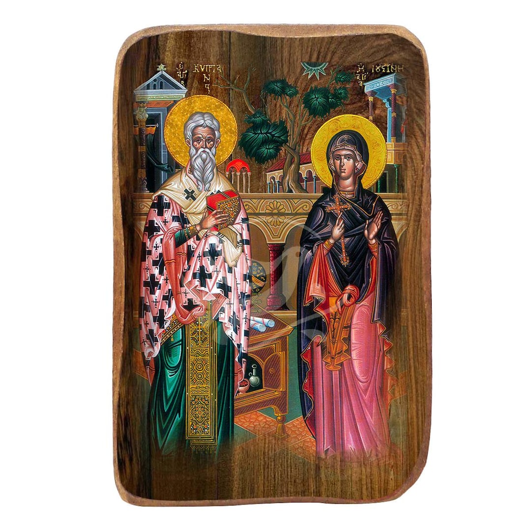 Saint Cyprian and Saint Justina Baptism Favor Set of 20 Pieces ...
