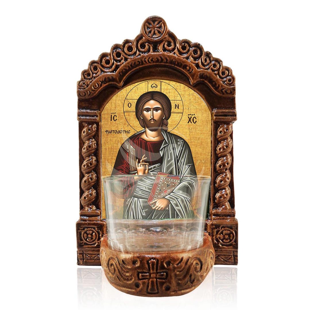 Jesus Christ Vigil Lamp, Jesus Christ the Light-giver Greekmade ...