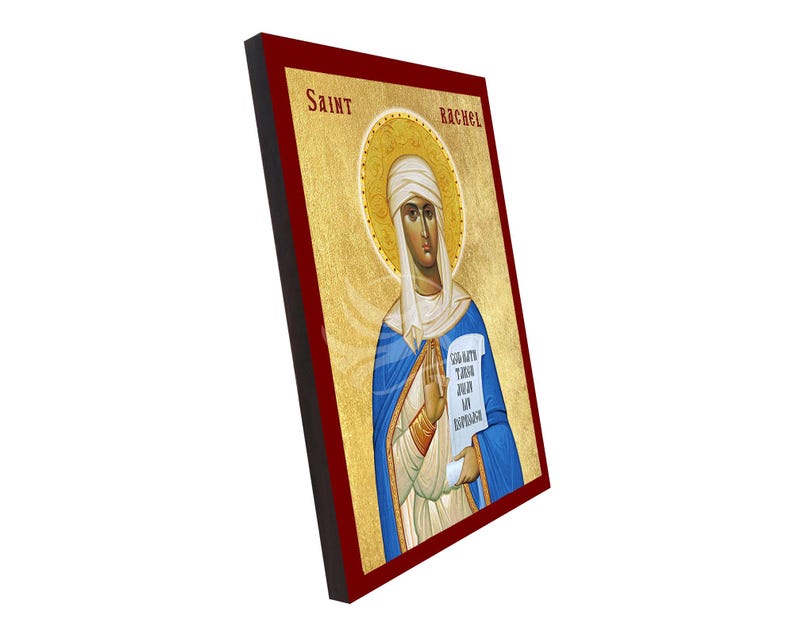 Saint Rachel the Righteous Icon, Handmade Icon of Saint Rachel the ...