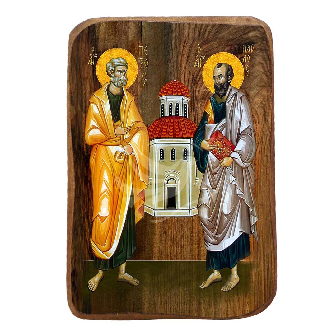 Saints Peter and Paul Baptism Favor Set of 20 Pieces, Christening Icon ...