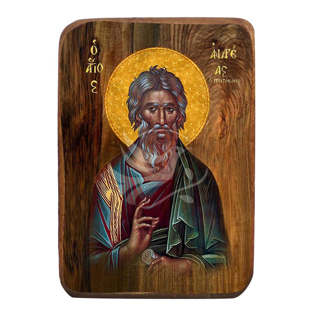 Saint Andrew Baptism Favor Set of 20 Pieces, Christening Icon ...