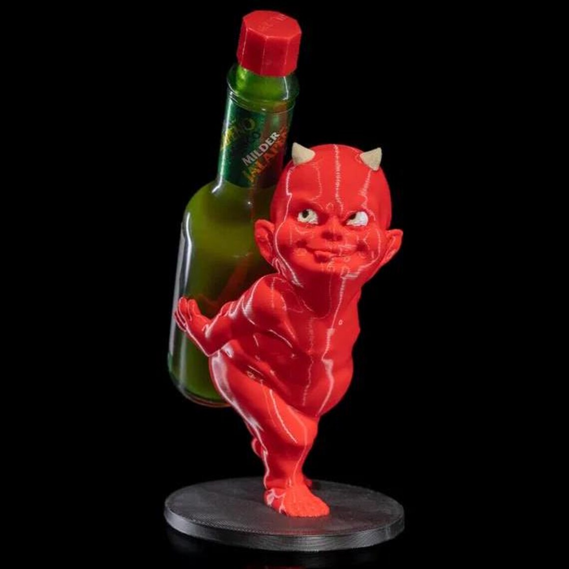 Diablillo Tabasco Holder - 3D Printed - Etsy UK