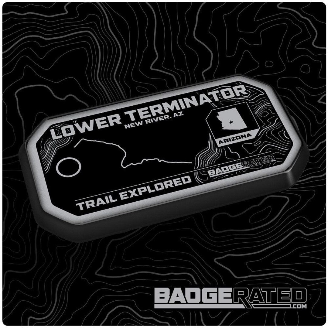 Lower Terminator Trail Badge (new River, AZ) - Etsy