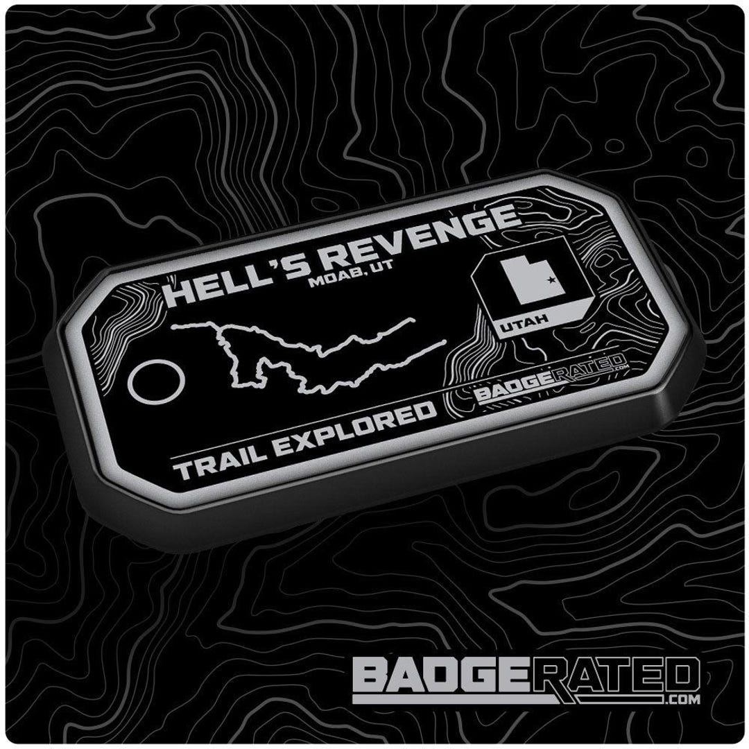 Hell's Revenge Trail Badge (moab, UT) - Etsy