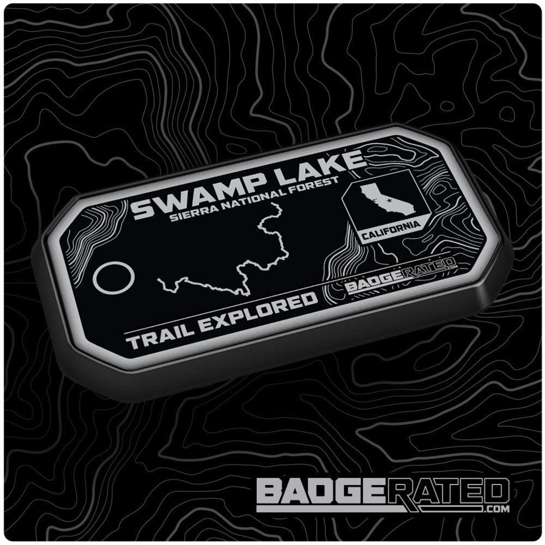 Swamp Lake Trail Badge (sierra National Forest, CA) - Etsy