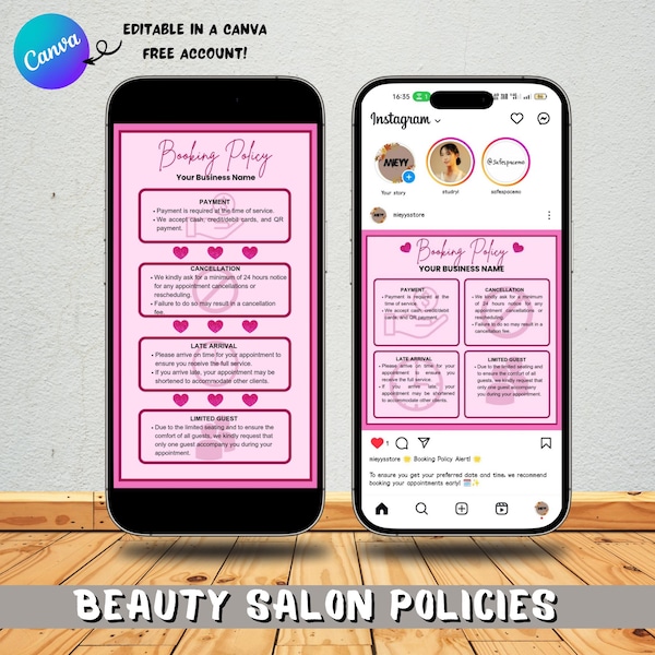 Cancellation List Template - Etsy