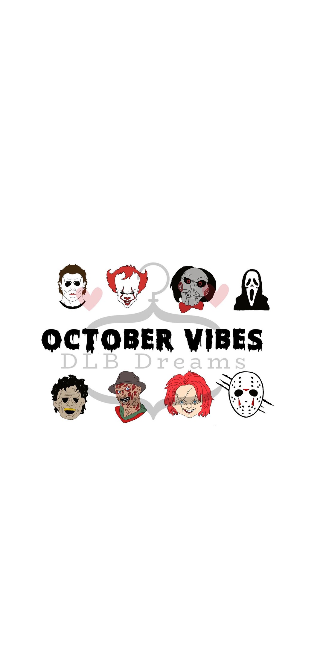 October Vibes PNG ONLY - Etsy