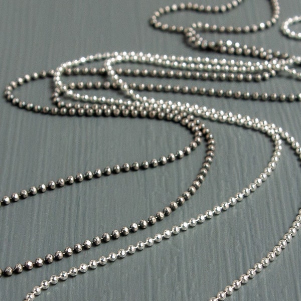 Faceted Ball Chain - Etsy